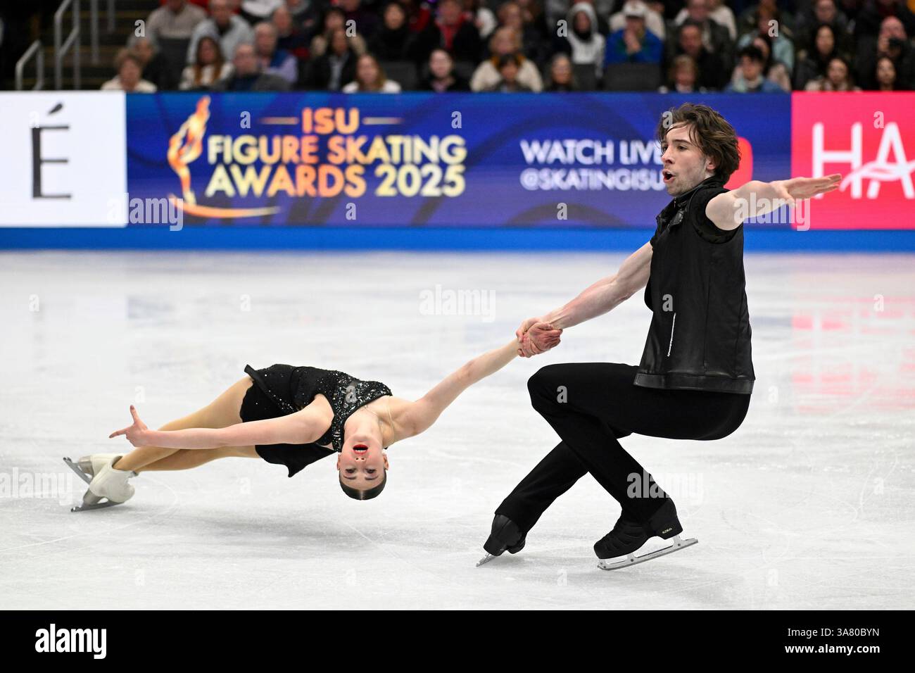 March 27, 2025, Boston, Mass: Kelly Ann Laurin and Loucas Ethier of ...