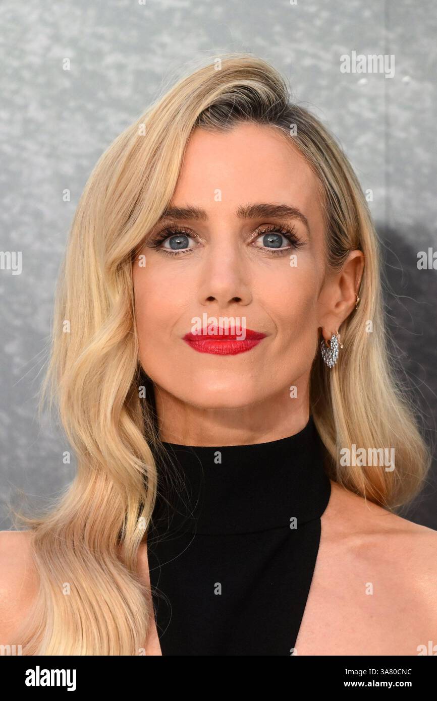 London, UK. 27 March 2025. Lisa Dwan attending the UK premiere of ...