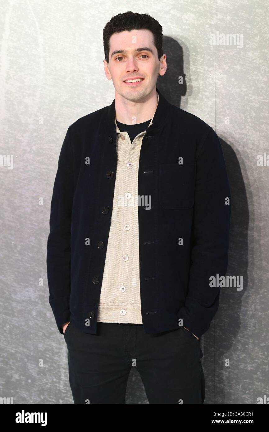 London, UK. 27 March 2025. Jack Rowan attending the UK premiere of ...