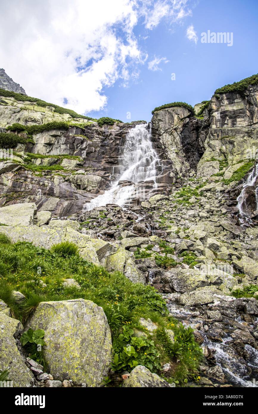 Beautiful skok waterfall mountains hi-res stock photography and images ...