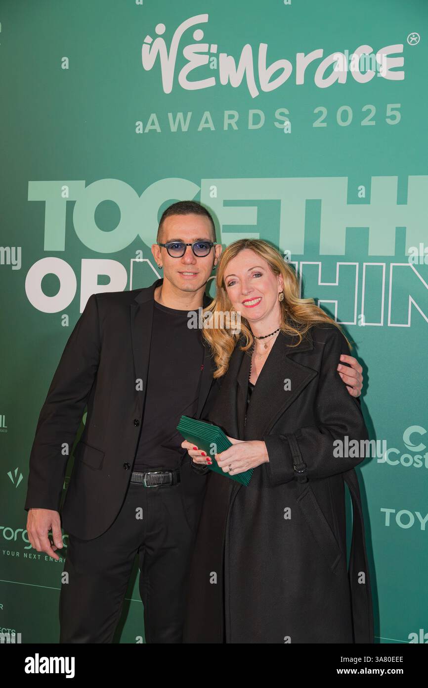 Milano, Italy. 27th Mar, 2025. Mattia Villardita poses for a photoshoot ...