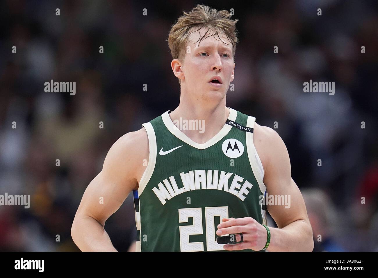 Milwaukee Bucks guard AJ Green (20) in the second half of an NBA ...