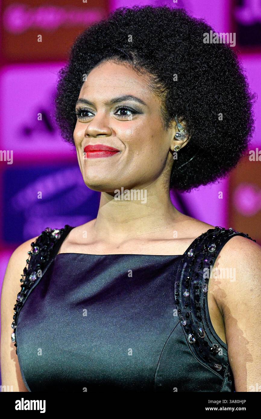 Axelle Saint-Cirel during the Paris Grand Slam 2025 IJF World Judo Tour ...