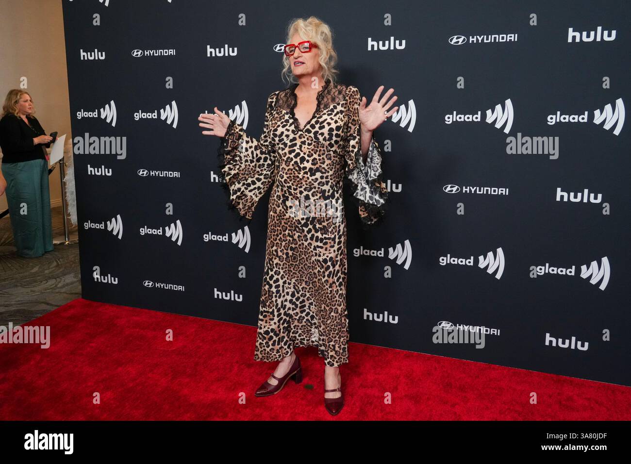 Harper Steele arrives at the 36th annual GLAAD Media Awards on Thursday ...