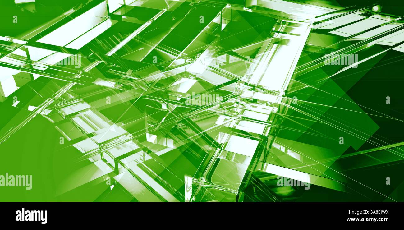 Futuristic Abstract Green Digital Technology Background Design Stock ...