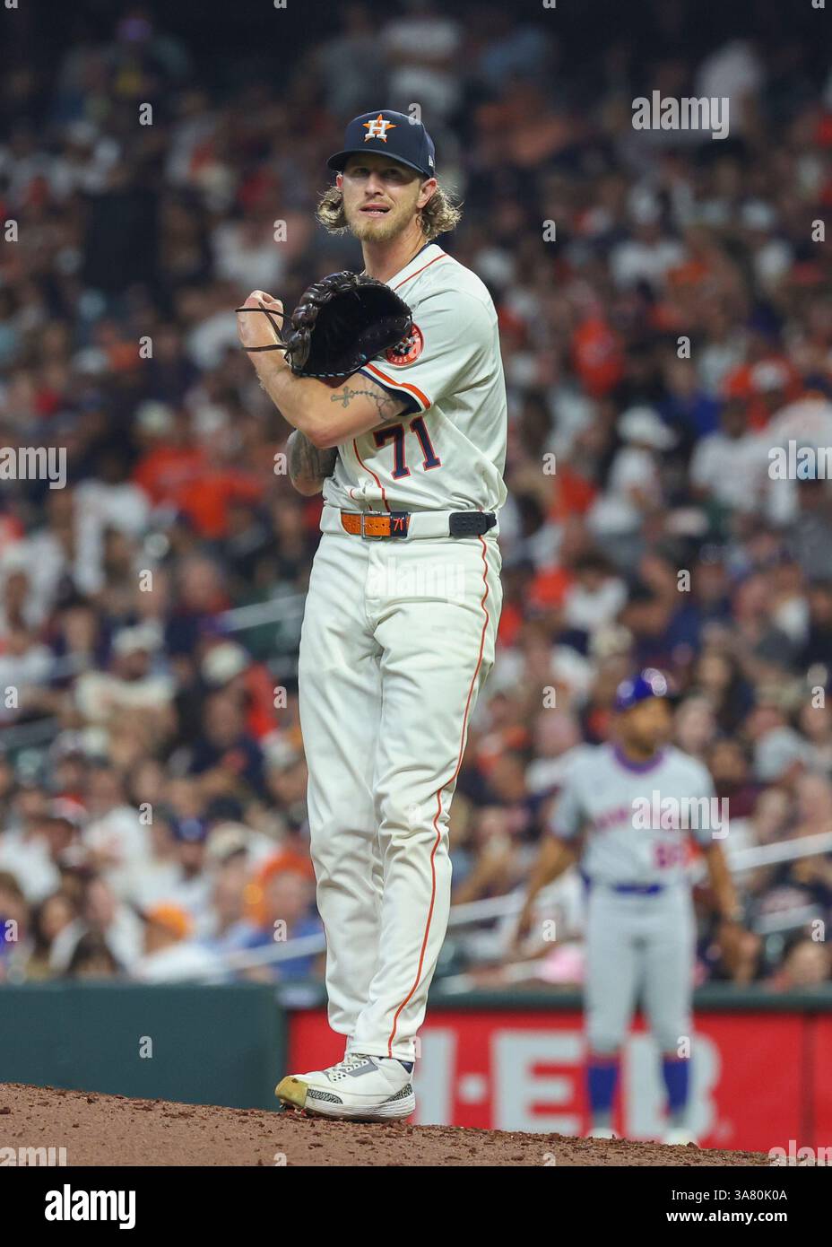 HOUSTON, TX - MARCH 27: Houston Astros relief pitcher Josh Hader (71 ...
