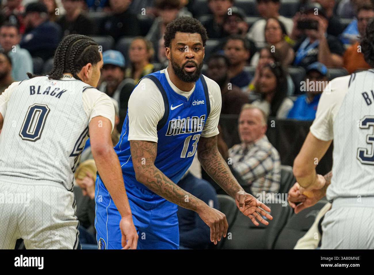 Orlando Florida Usa March 27 2025 Dallas Mavericks Forward Naji