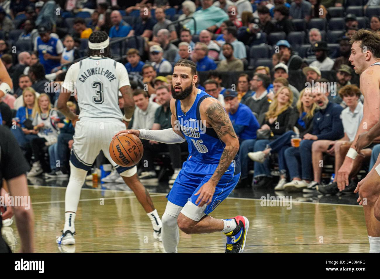 Orlando, Florida, USA, March 27, 2025, Dallas Mavericks forward Caleb ...