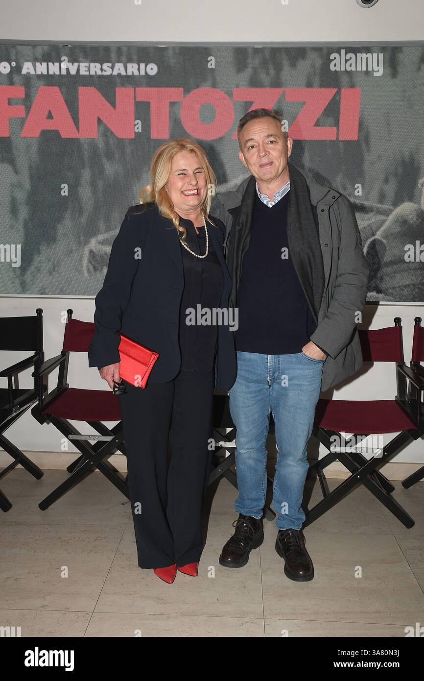 Rome, Italy. 28th Mar, 2025. Rome, Cinema Barberini Preview of the Film ...