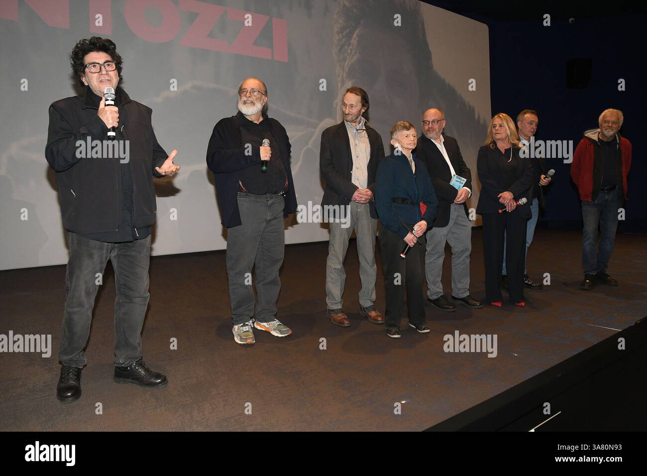Rome, Italy. 28th Mar, 2025. Rome, Cinema Barberini Preview of the Film ...