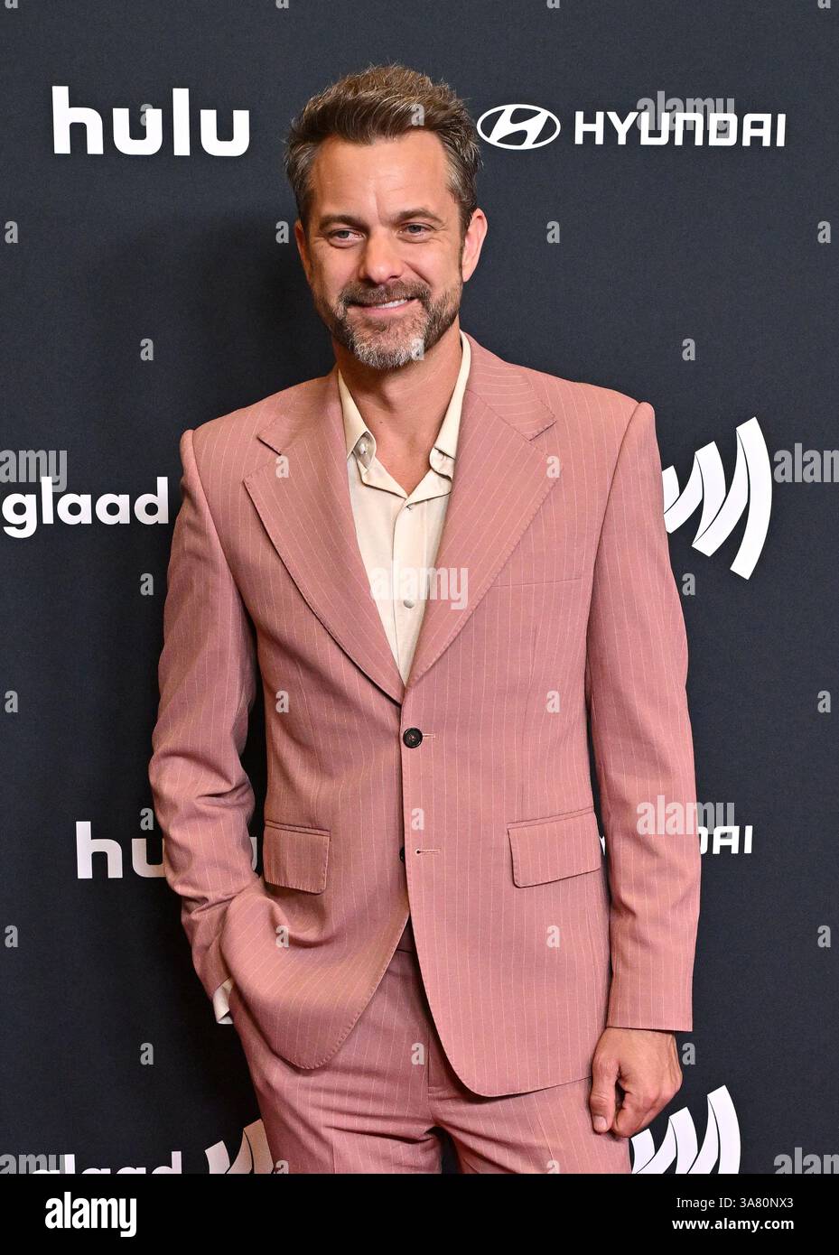 Joshua Jackson arriving at the 36th Annual GLAAD Media Awards held at ...