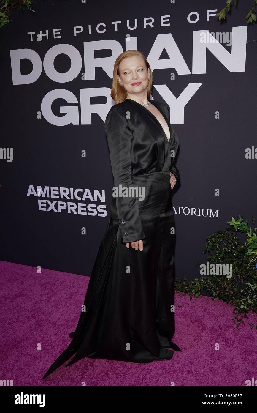 Ny. 27th Mar, 2025. Sarah Snook at arrivals for THE PICTURE OF DORIAN ...