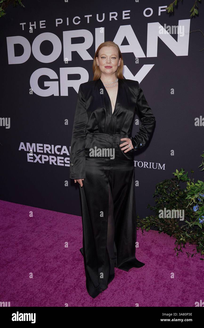 Ny. 27th Mar, 2025. Sarah Snook at arrivals for THE PICTURE OF DORIAN ...
