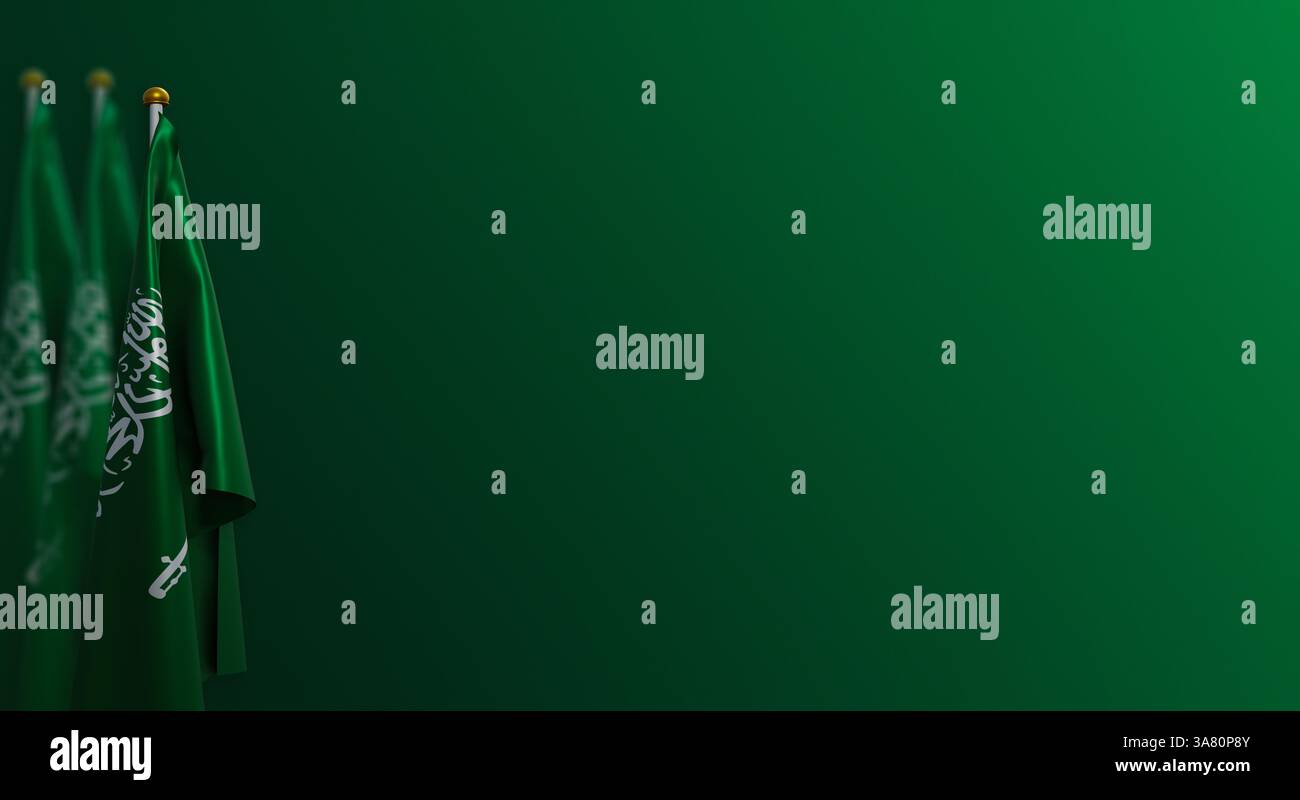 Saudi Arabia Flag national day banner design flag theme graphic art web ...