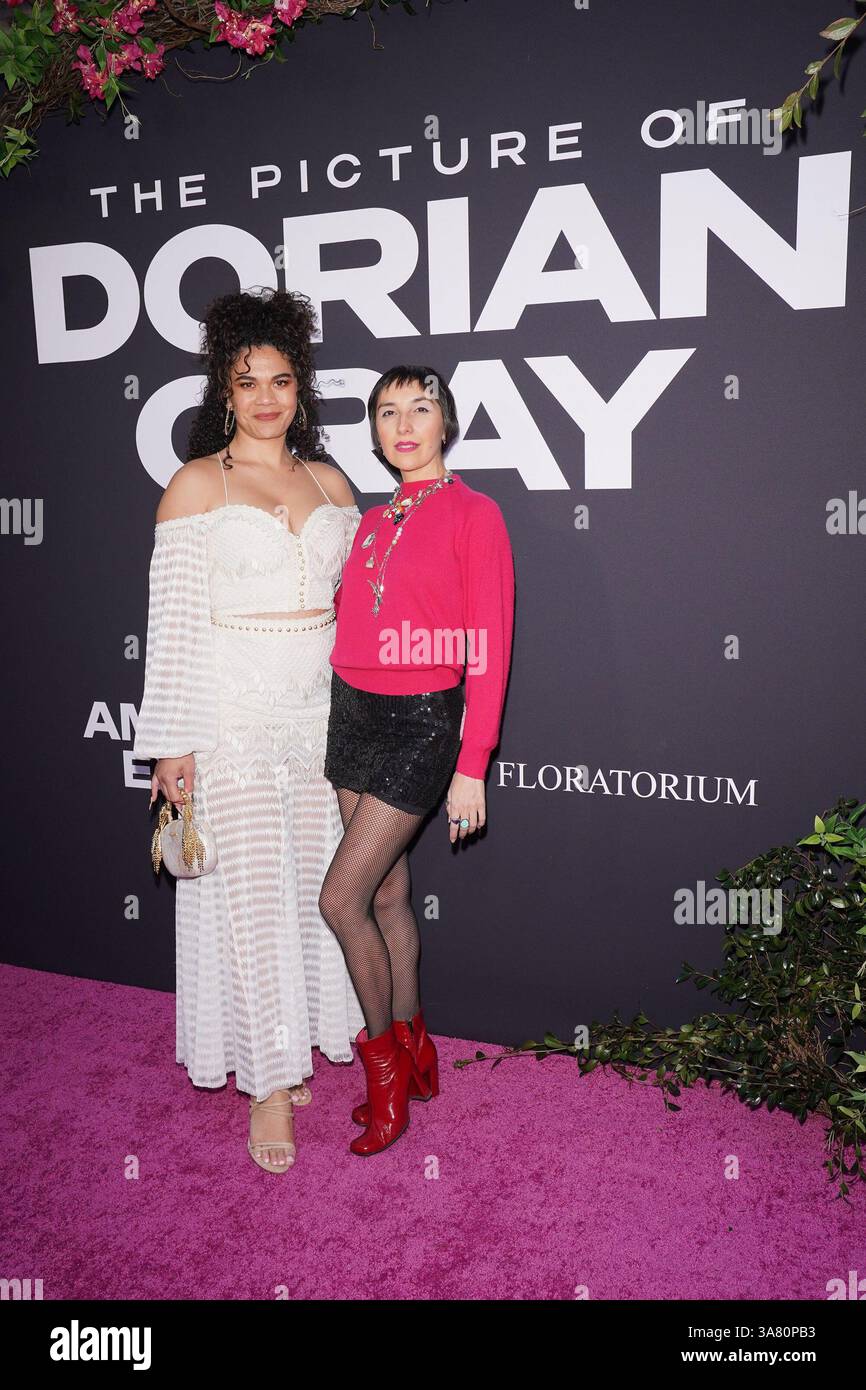 Akina Edmonds, Christina Glur at arrivals for THE PICTURE OF DORIAN ...