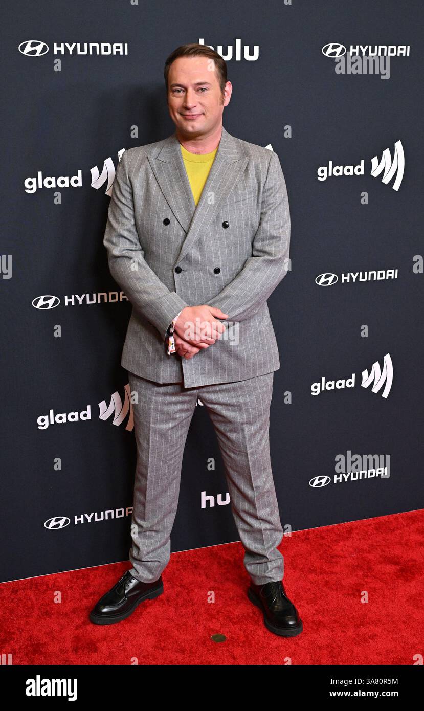 Beverly Hills, USA. 27th Mar, 2025. Brandon Scott Jones arriving at the ...