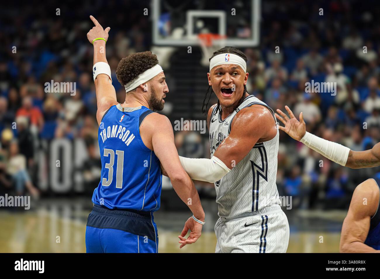Orlando, Florida, USA, March 27, 2025, Dallas Mavericks player Klay ...