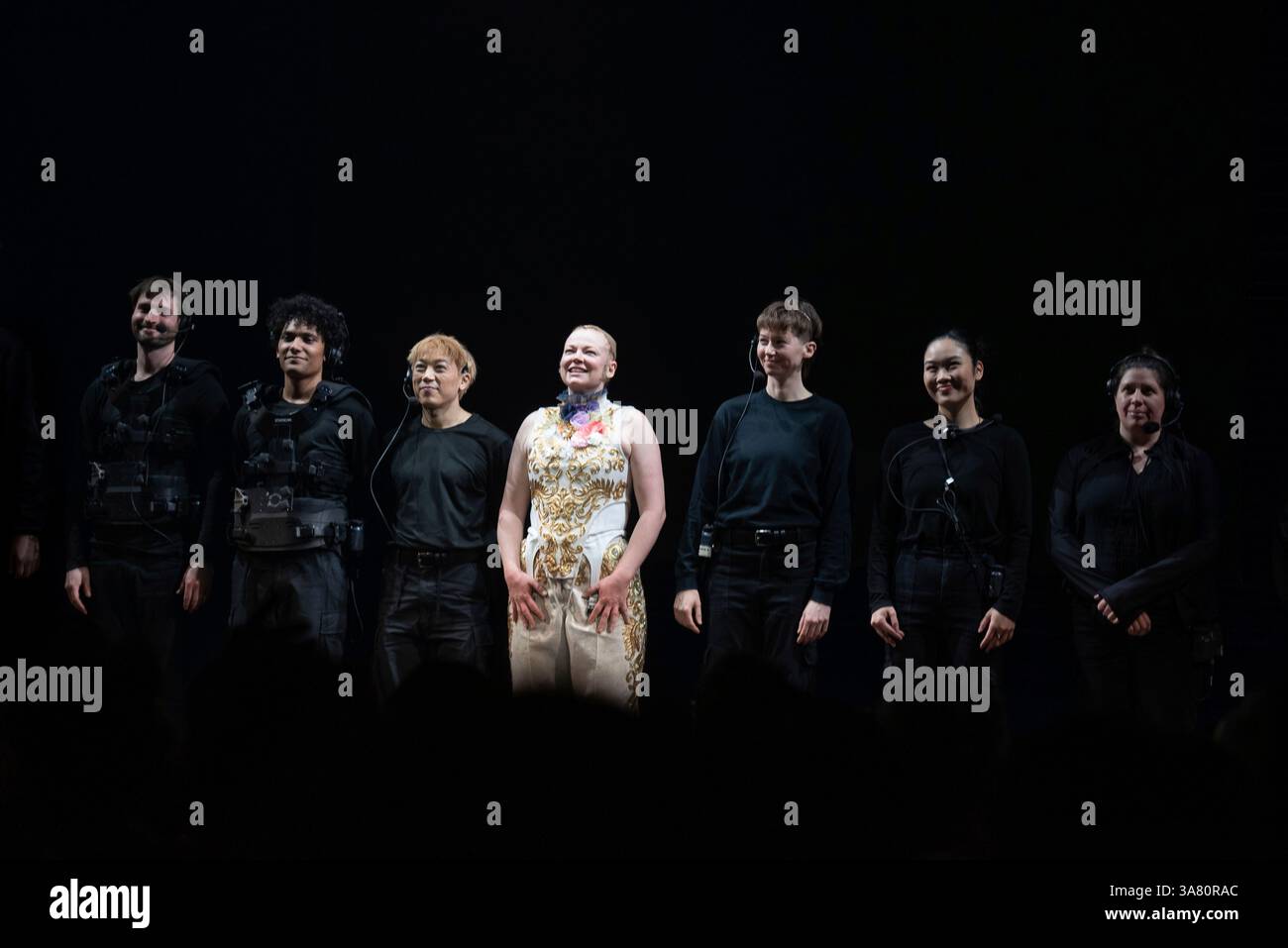 Benjamin Sheen, from left, Luka Kain, Clew, Sarah Snook, Natalie Rich ...