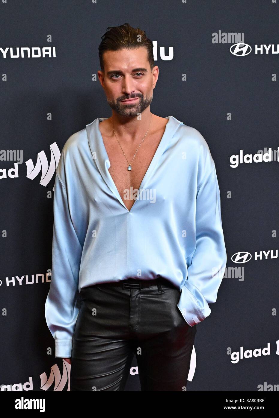 Omar Sharif Jr. arriving at the 36th Annual GLAAD Media Awards held at ...