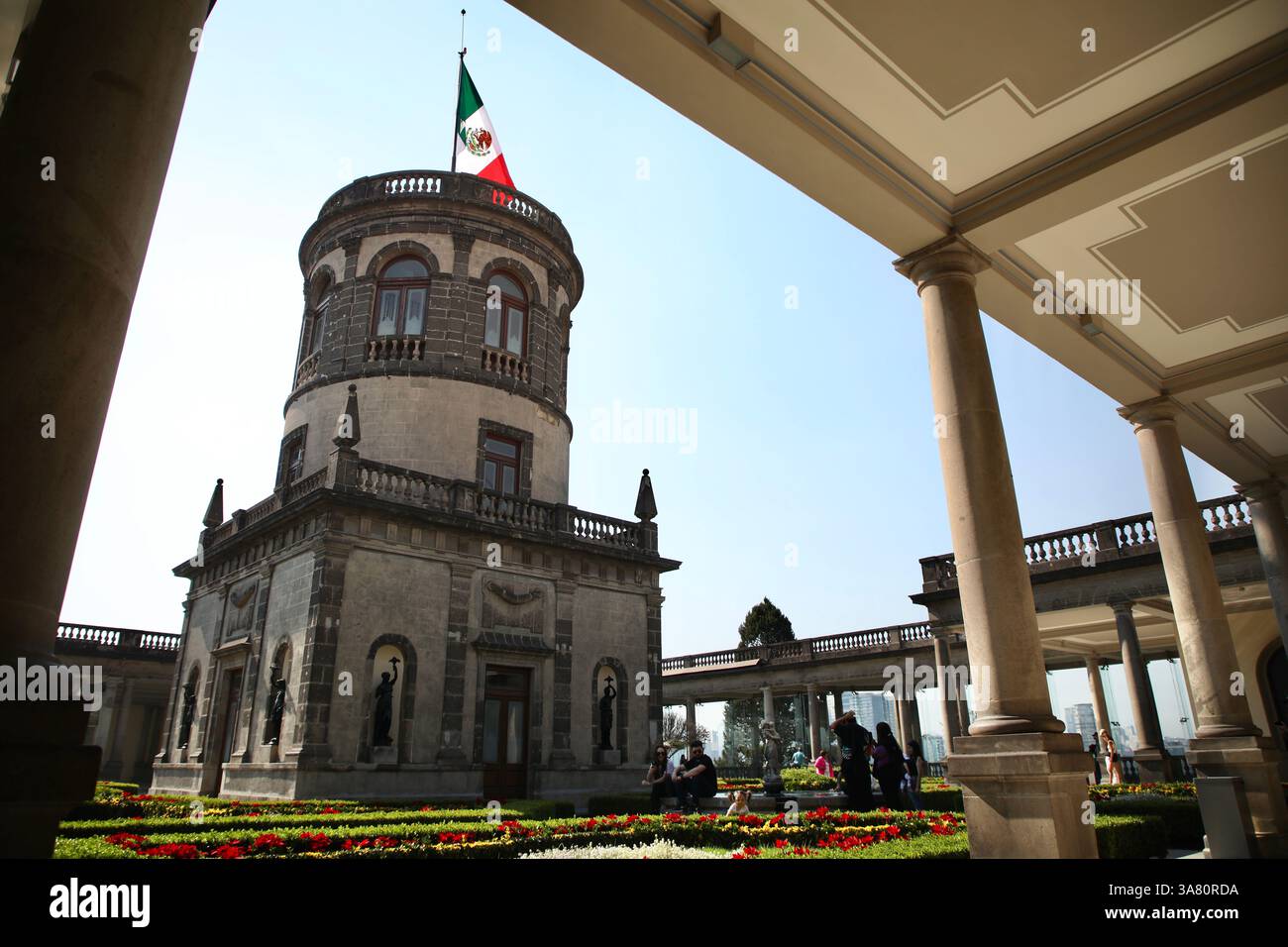 The Caballero Alto tower and observatory in the garden of the Alcázar ...