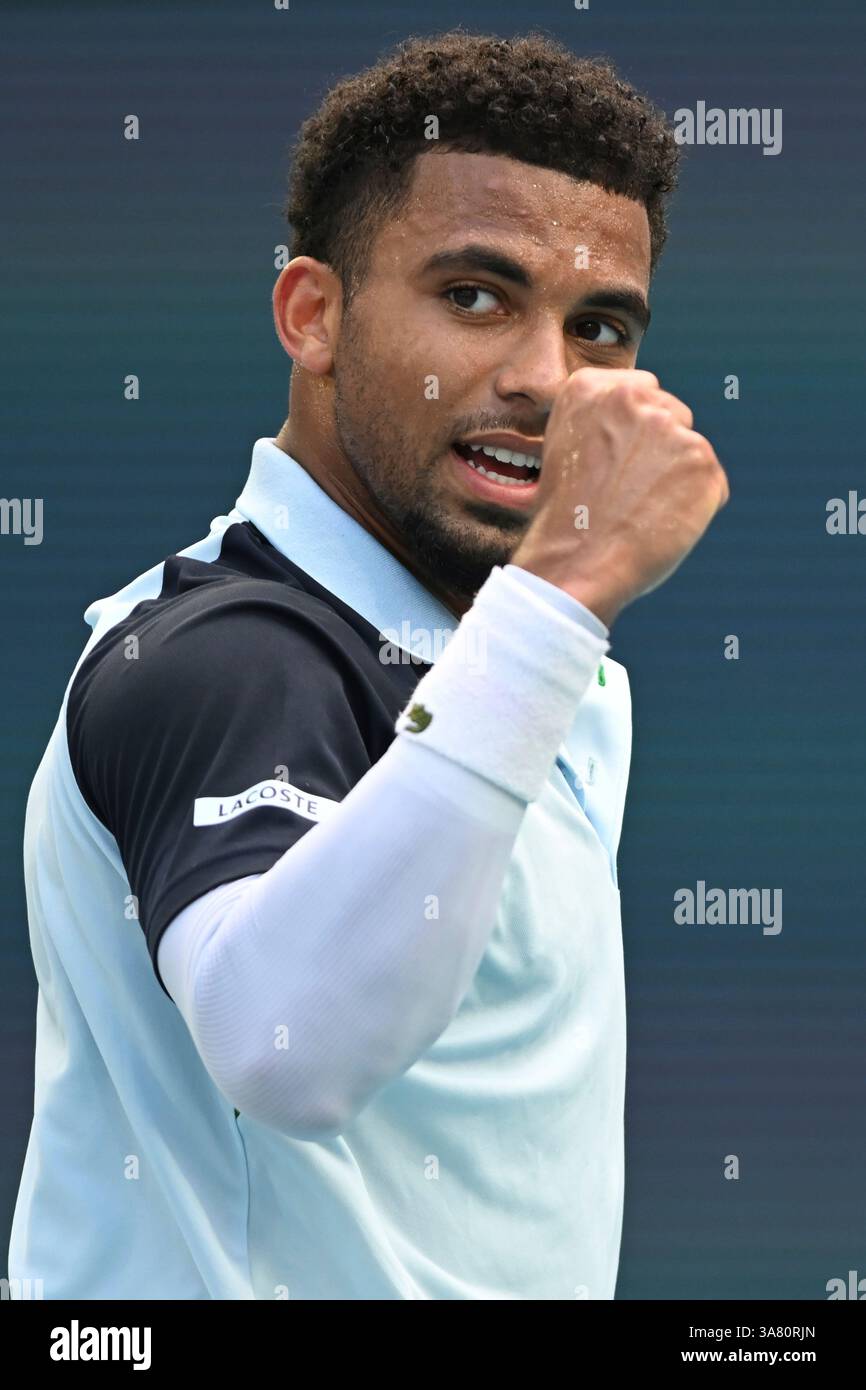 MIAMI GARDENS, FL - MARCH 26: Arthur Fils of France not pictured ...