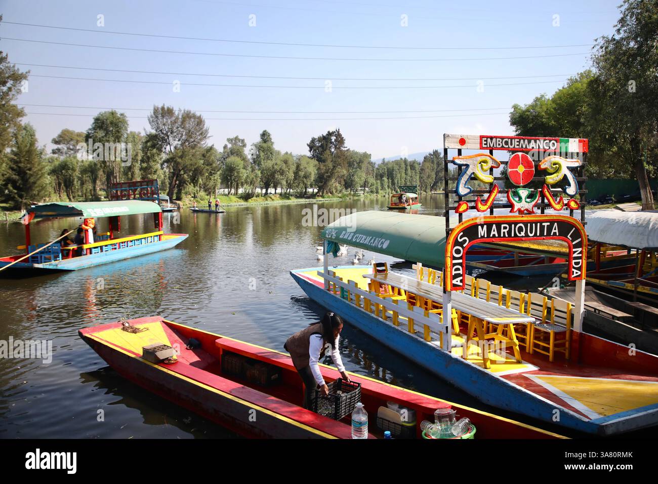 Trajinera flat hi-res stock photography and images - Alamy