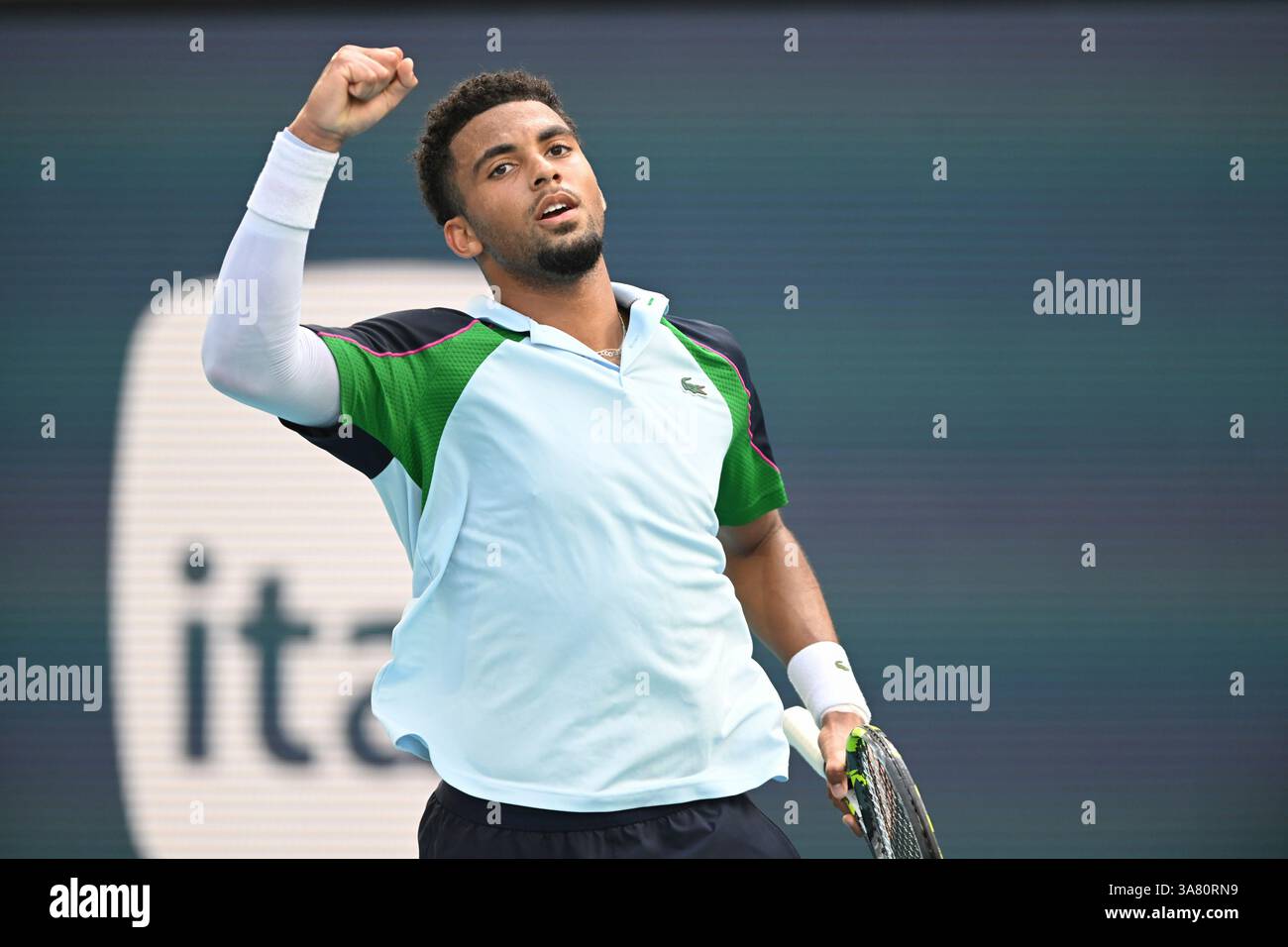 MIAMI GARDENS, FL - MARCH 26: Arthur Fils of France not pictured ...