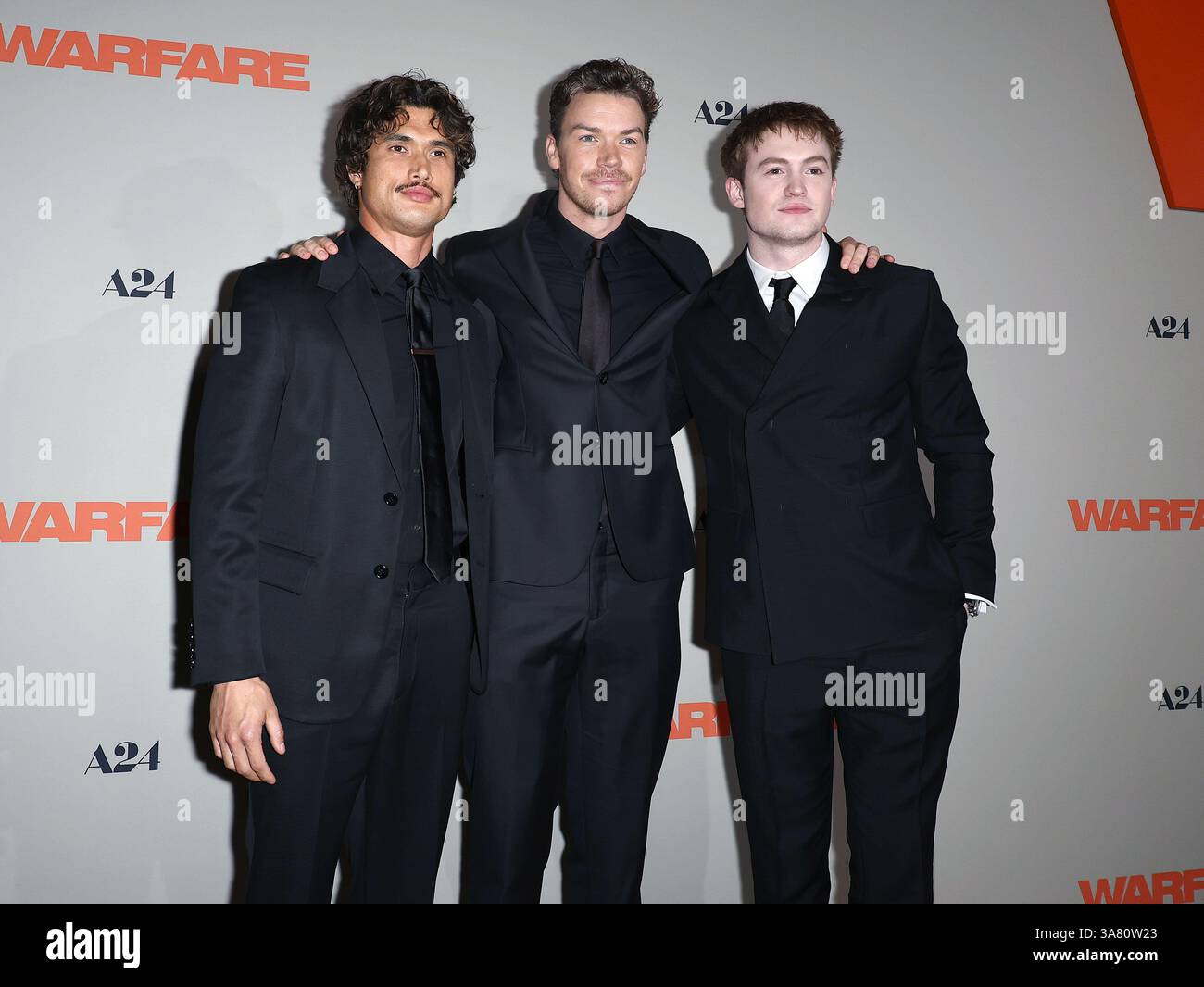 Los Angeles, USA. 27th Mar, 2025. Charles Melton, Will Poulter, Kit ...