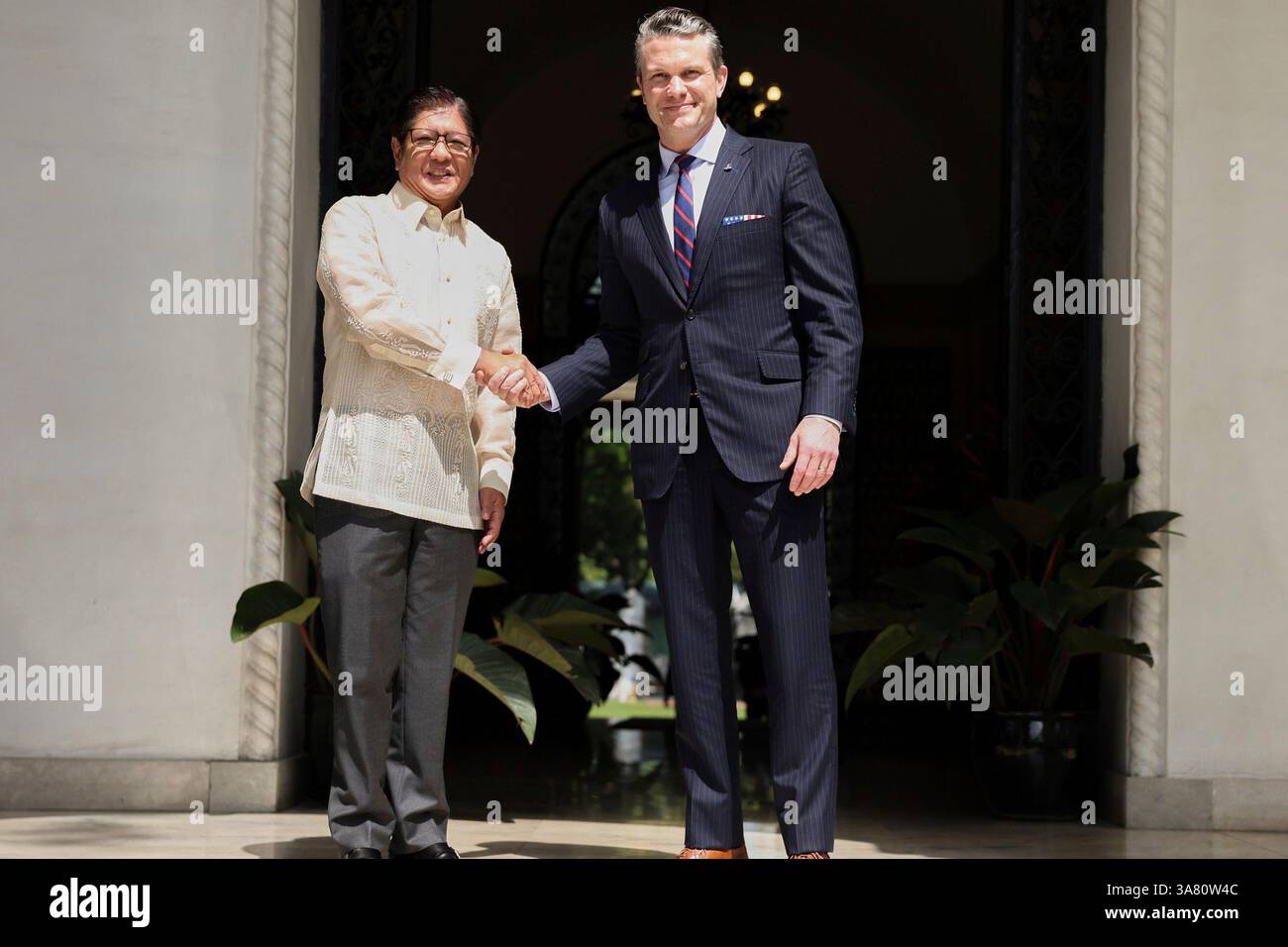 Philippine President Ferdinand Marcos Jr., left, meets with U.S ...
