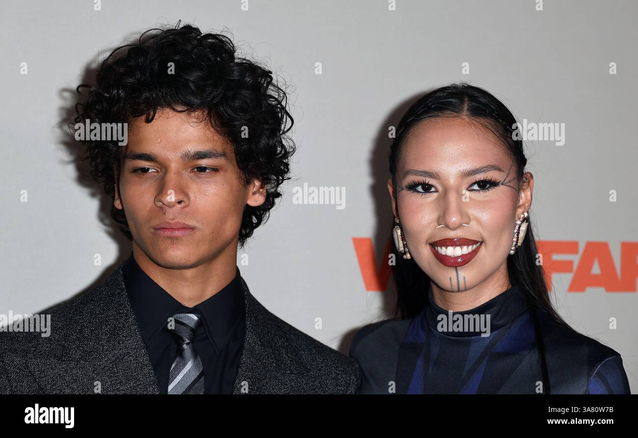 Los Angeles, USA. 27th Mar, 2025. D'Pharaoh Woon-A-Tai, Quannah ...