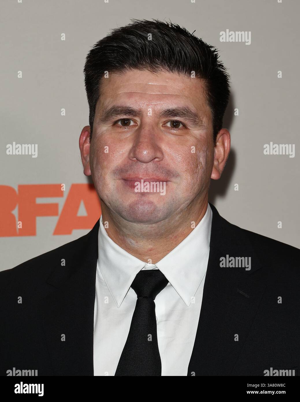 Ray Mendoza arrives at The Los Angeles Red Carpet Premiere of WARFARE ...