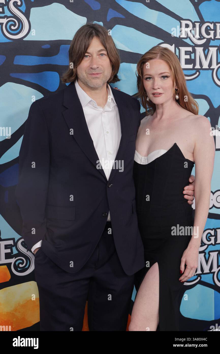 Jody Hill and Dominique Sharpe attends the final season premiere of HBO ...