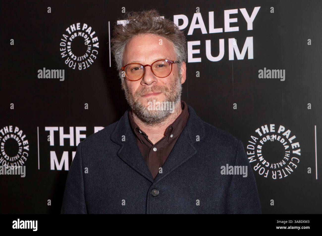 New York, United States. 27th Mar, 2025. Seth Rogen attends An Evening ...