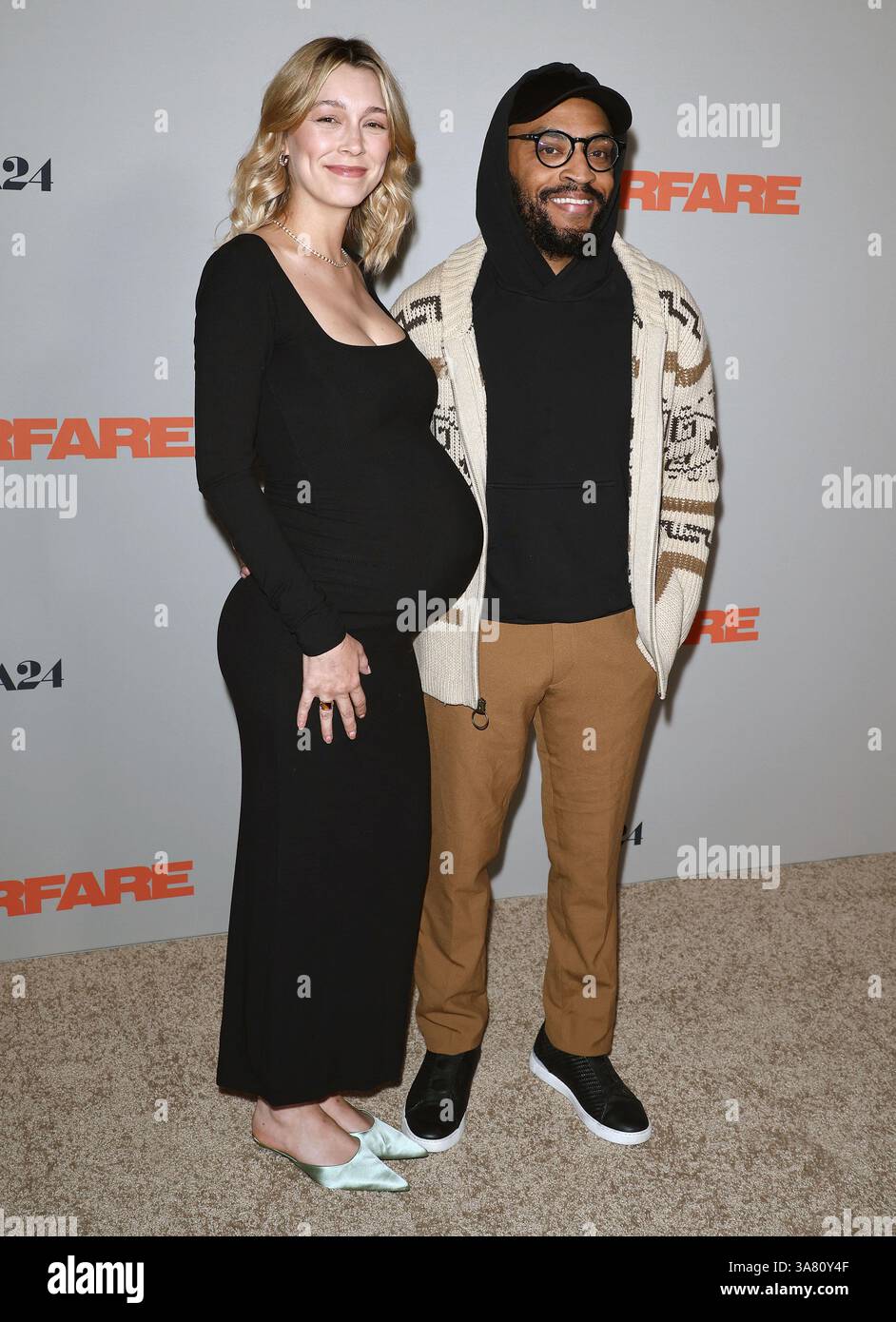 Keith Lucas arrives at The Los Angeles Red Carpet Premiere of WARFARE ...