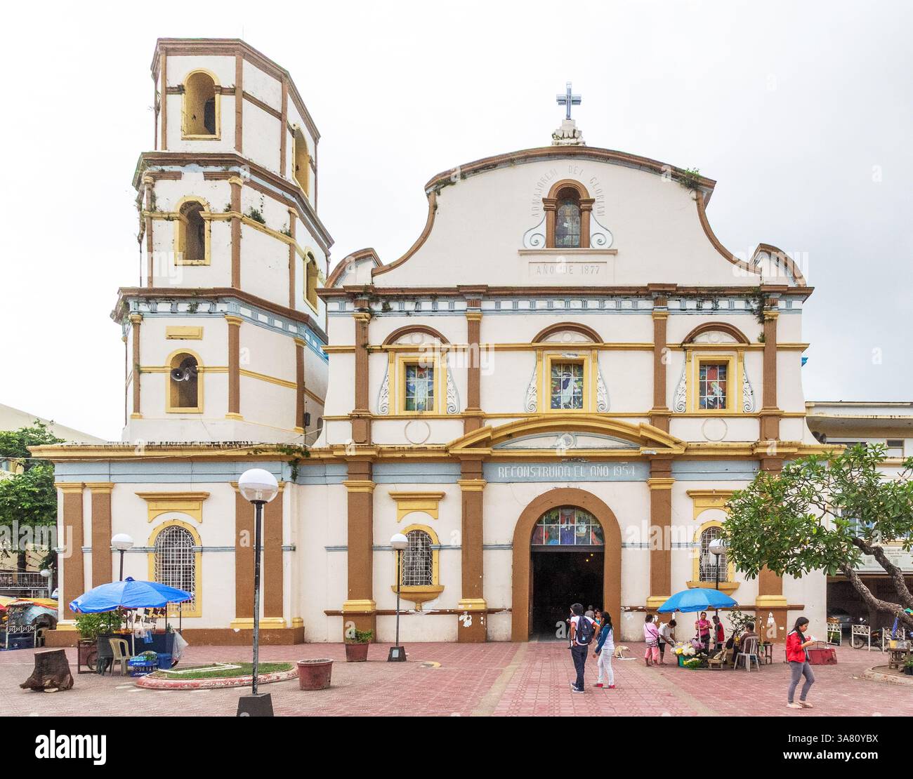 Facade of the Immaculate Conception Metropolitan Cathedral, also known ...