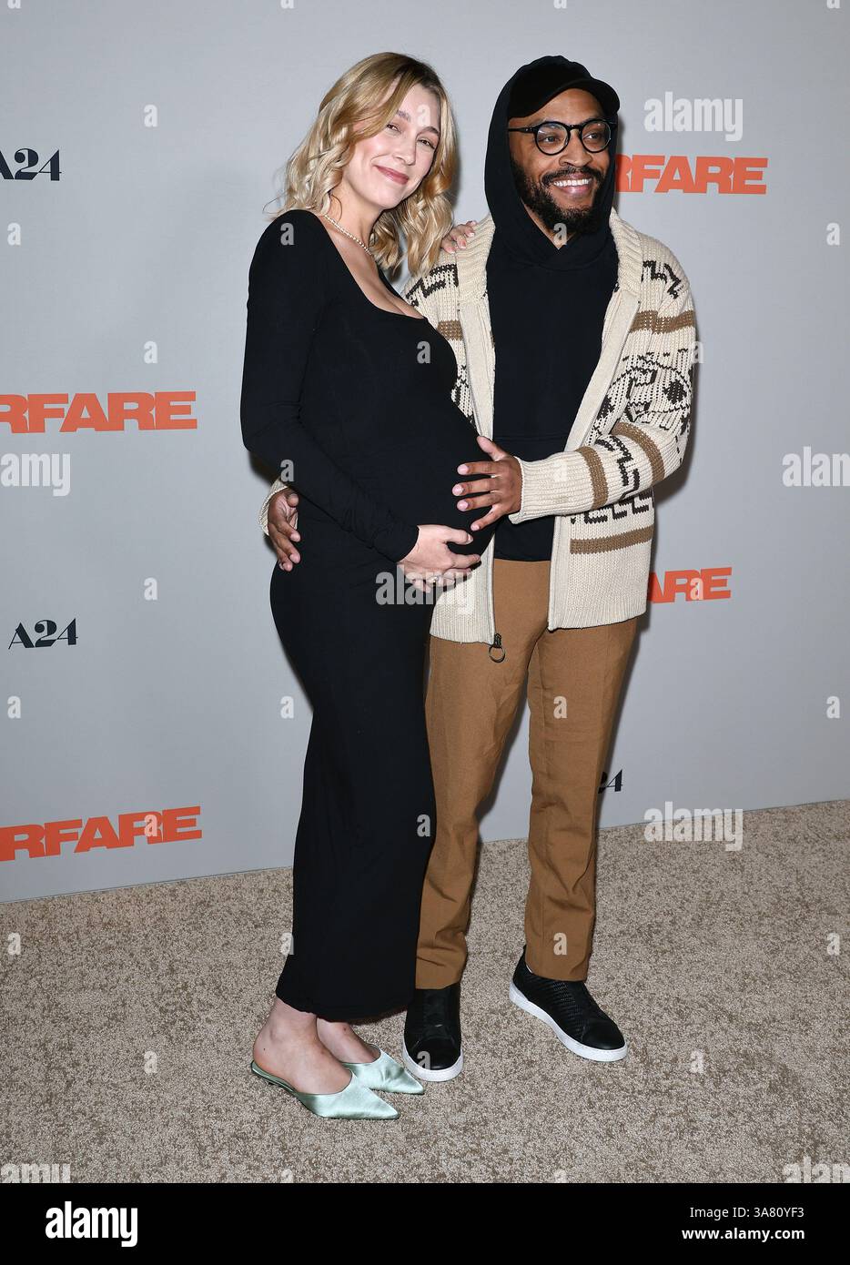 Keith Lucas arrives at The Los Angeles Red Carpet Premiere of WARFARE ...