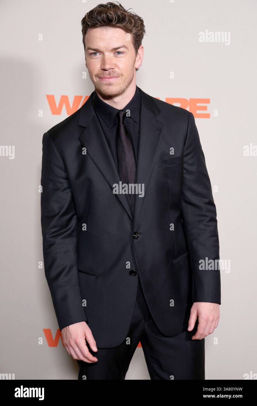 Will Poulter at the Los Angeles premiere of A24's 'Warfare' held at the ...