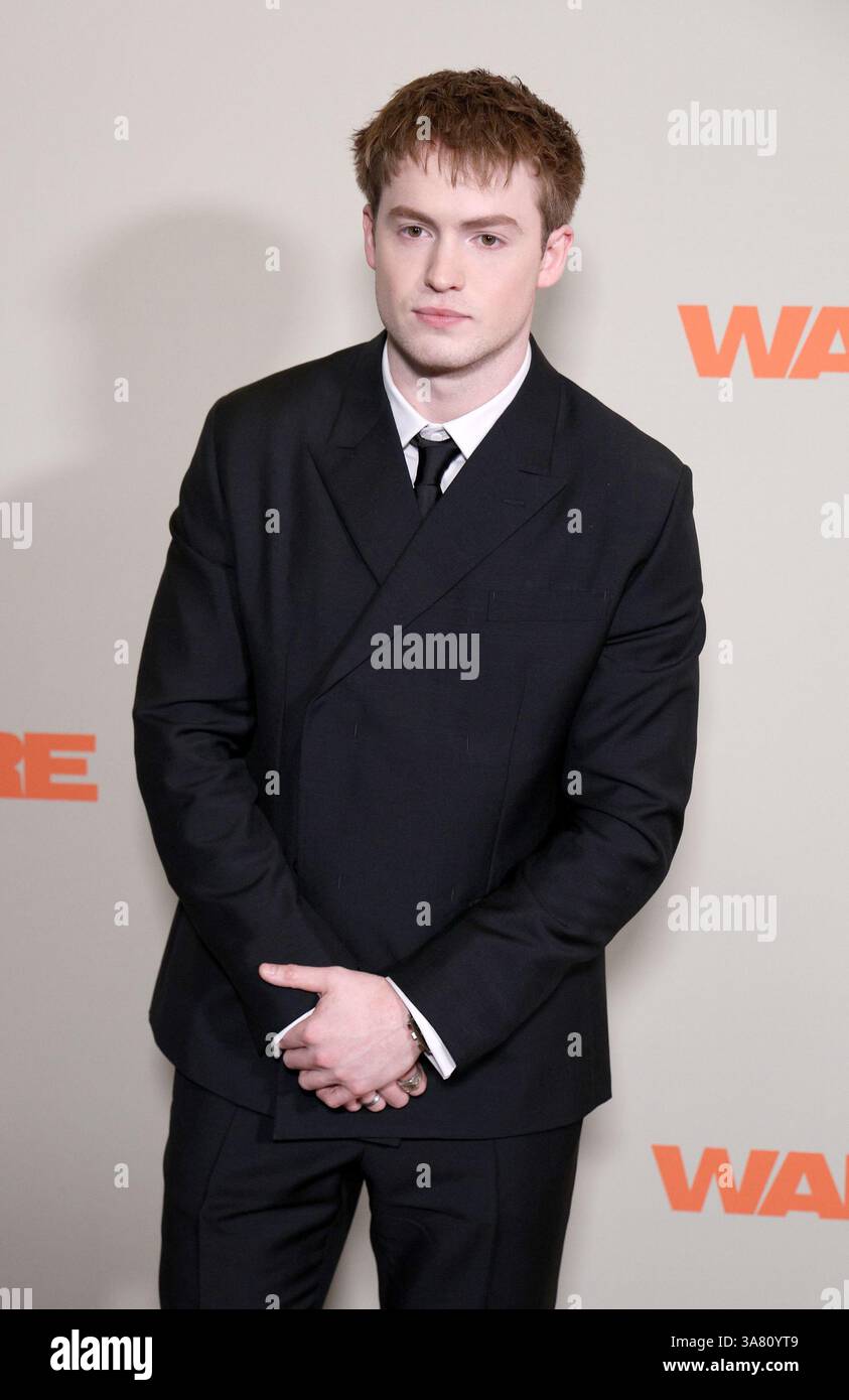 Kit Connor at the Los Angeles premiere of A24's 'Warfare' held at the ...