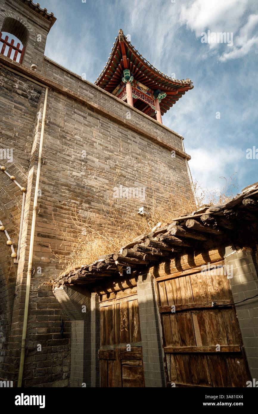 raditional Chinese Bell Tower with Flying Eaves Stock Photo - Alamy