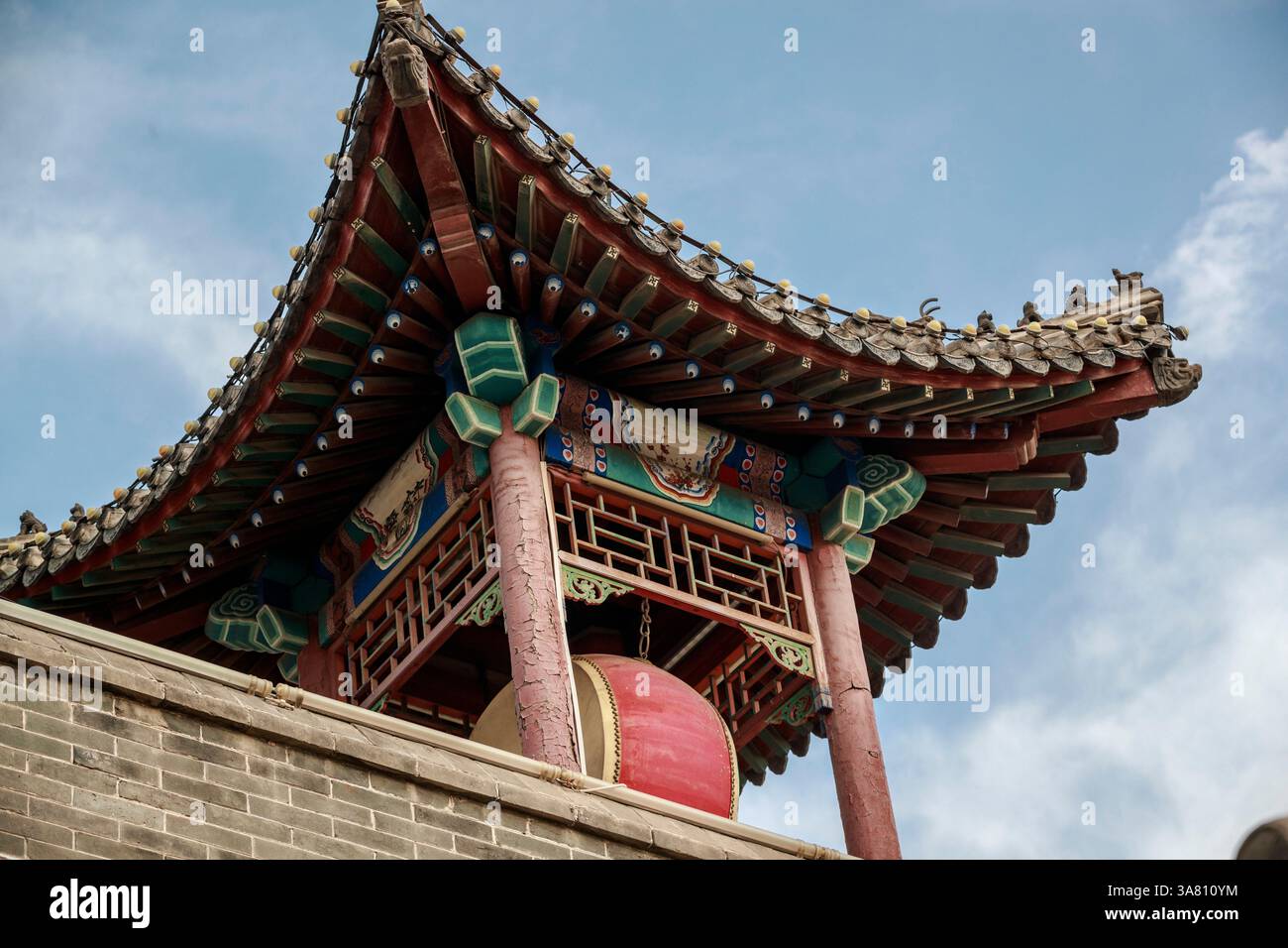 raditional Chinese Bell Tower with Flying Eaves Stock Photo - Alamy