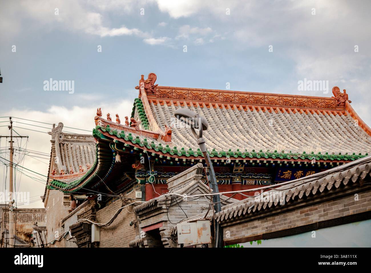 raditional Chinese Bell Tower with Flying Eaves Stock Photo - Alamy