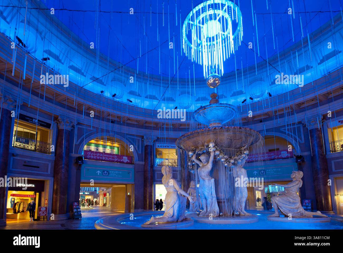 Renaissance-inspired Venetian-style interior of the former Venus Fort ...
