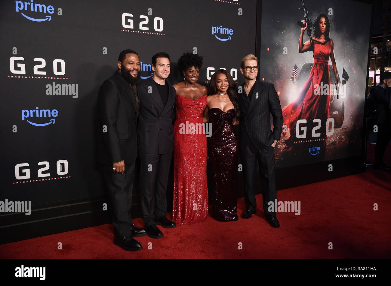 Anthony Anderson, from left, Ramon Rodriguez, Viola Davis, Marsai ...