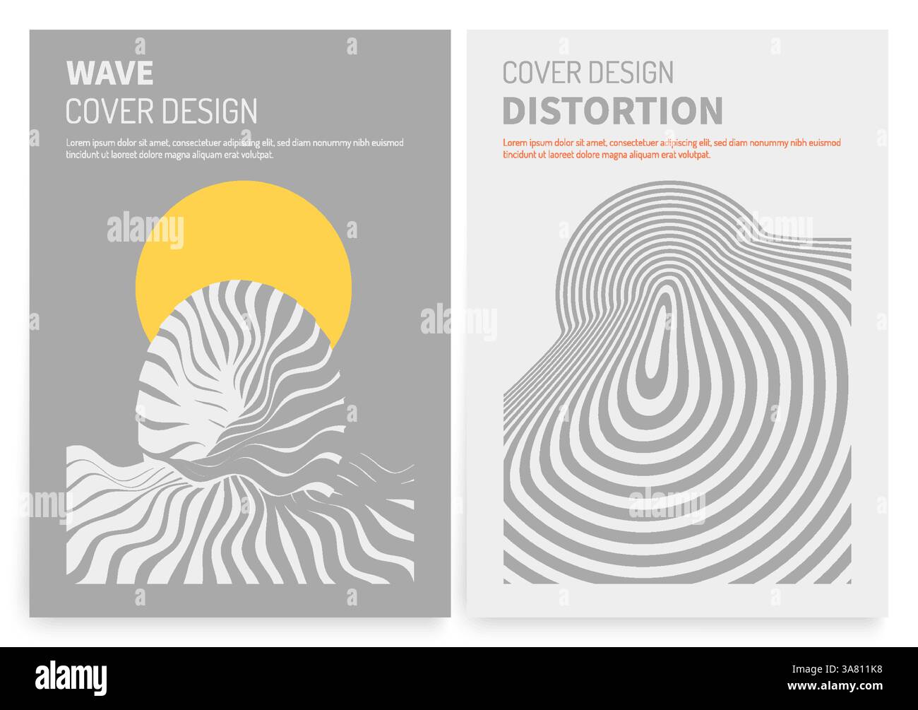 Abstract melted liquid shape. Striped background made of distorted ...