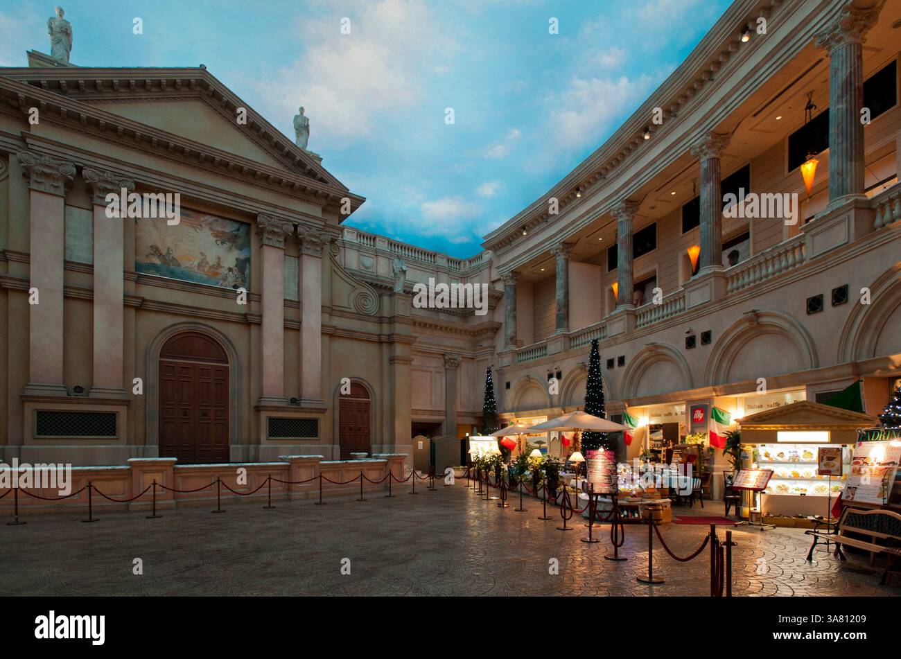 Renaissance-inspired Venetian-style interior of the former Venus Fort ...