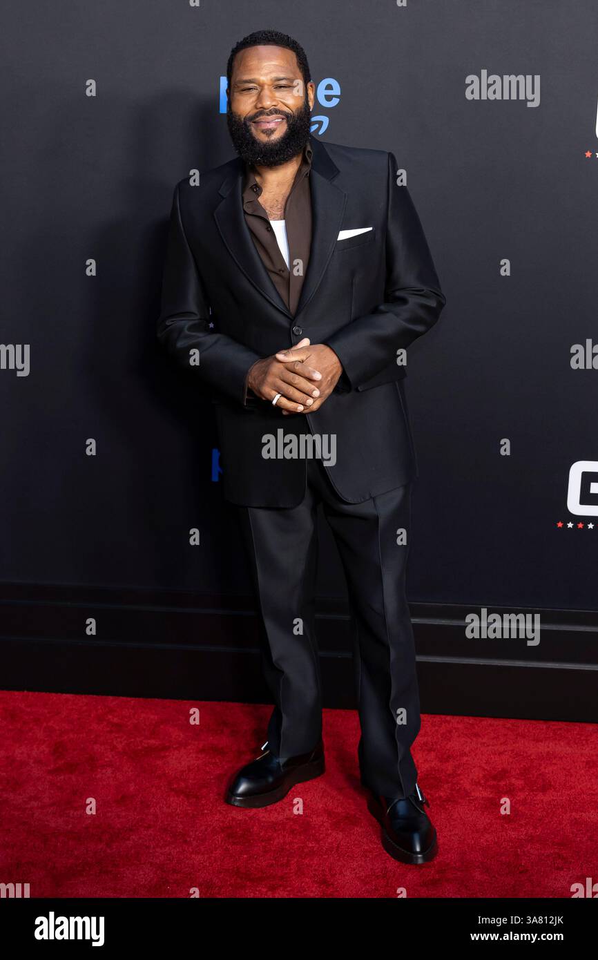 Hollywood, USA. 27th Mar, 2025. Anthony Anderson attends the arrivals ...
