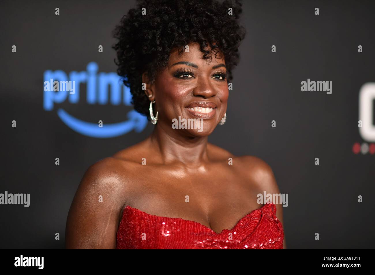 Viola Davis arrives at the premiere of "G20" on Thursday, March 27 ...