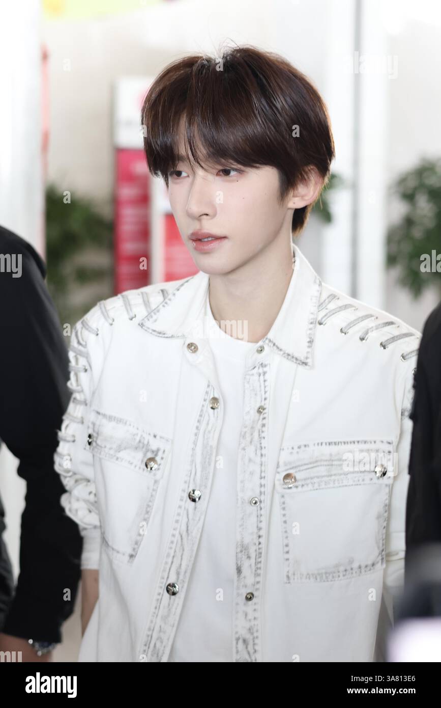 Chinese singer, dancer and model Liu Yu appears at the airport in ...