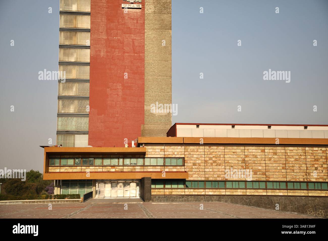 The UNAM Rectory building, the administrative center of the National ...