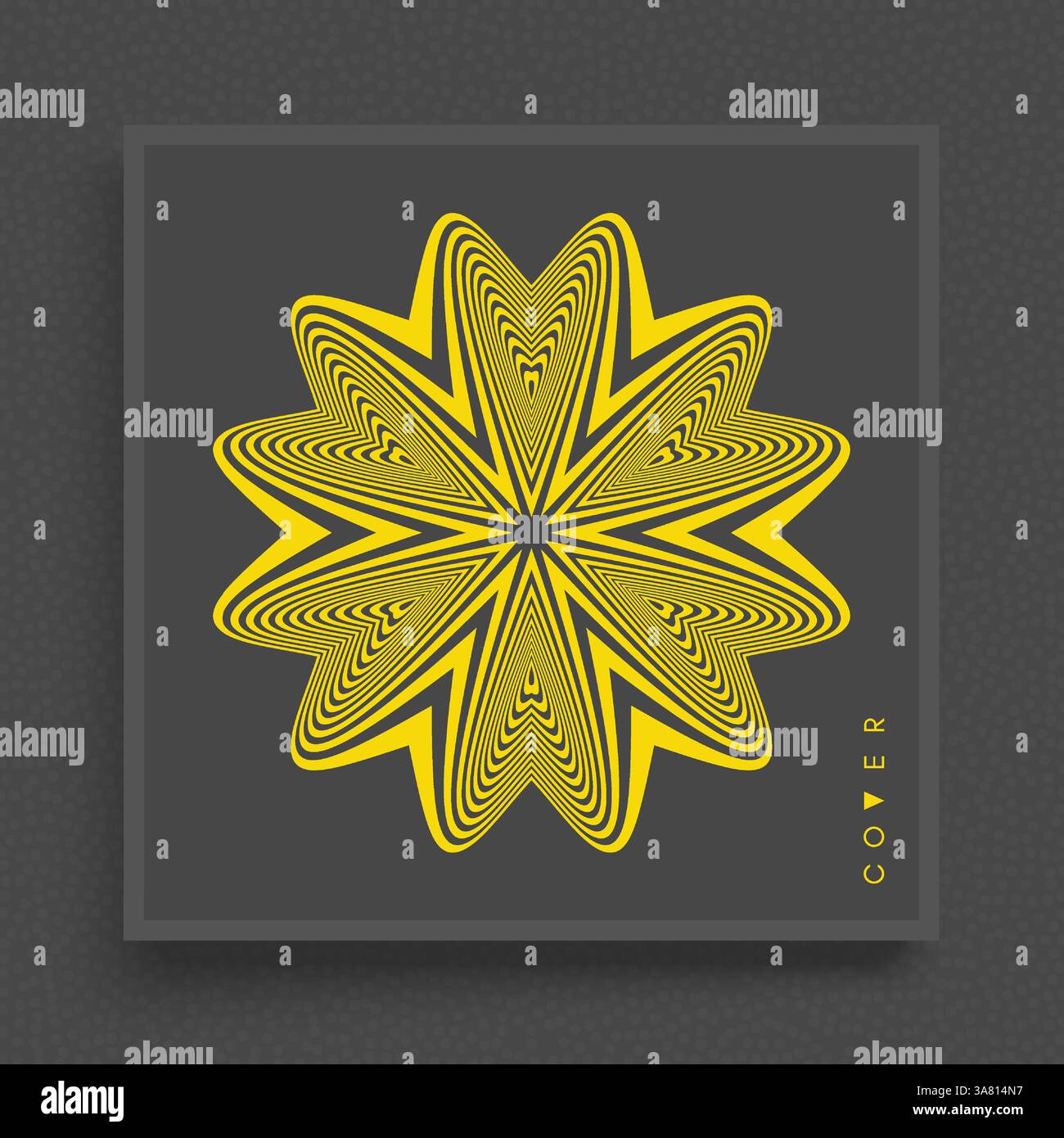 Abstract striped design element. Vector illustration with dynamic ...